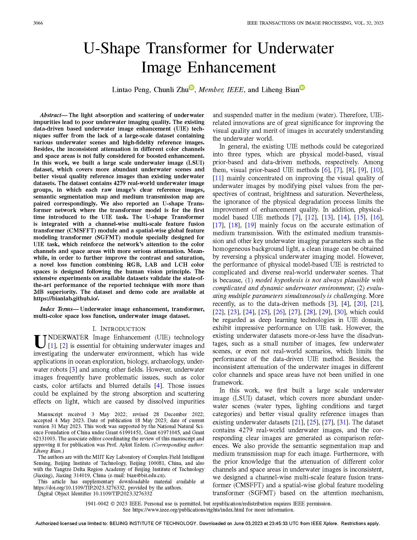 Computational Sensing Lab - Publications